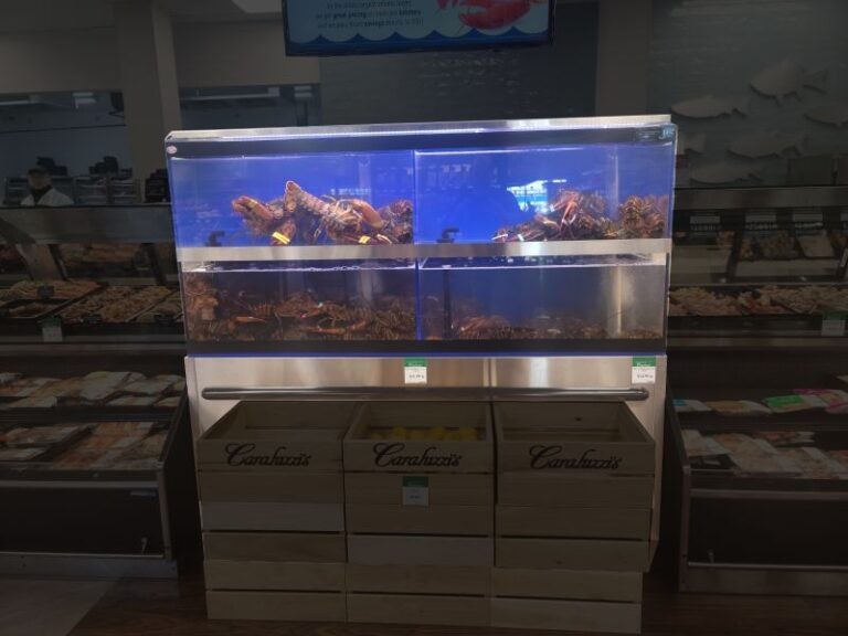 High Quality Custom Seafood & Lobster Tanks - LLS